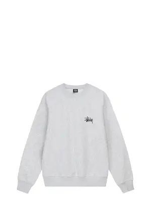 StÜssy Basic Crew 'ash Heather - Grey