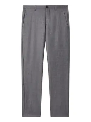 Giorgio Armani Wool And Cashmere Gabardine Trousers - Grey