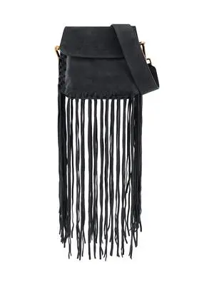 GIORGIO ARMANI GIORGIO ARMANI La Prima Fringed Suede Bag