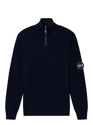 Giorgio Armani Neve Mock-neck Jumper - Navy_blue