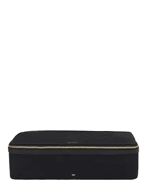 ANYA HINDMARCH Logo-embossed Nylon Travel Pouch - Black