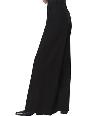 Rag & Bone Sofie Wide-leg Ponte Pants - Black