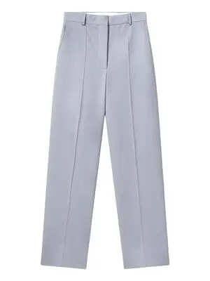 Stella McCartney Low-rise Straight-leg Trousers - Cloudy Blue