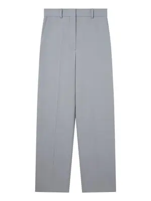 Stella McCartney Low-Rise Straight-Leg Trousers Mist