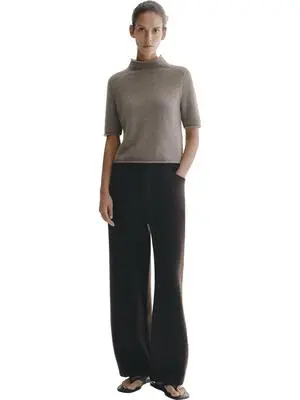 LISA YANG The Fride Cashmere Sweater Truffle