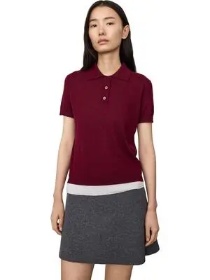 LISA YANG STORE The Nai T-Shirt Burgundy