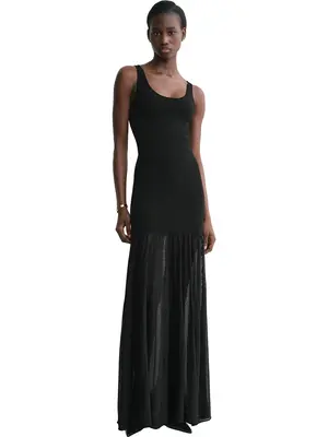 TOTEME Evening Tank Maxi Dress - Black