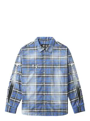 THUG CLUB Check-pattern Shirt