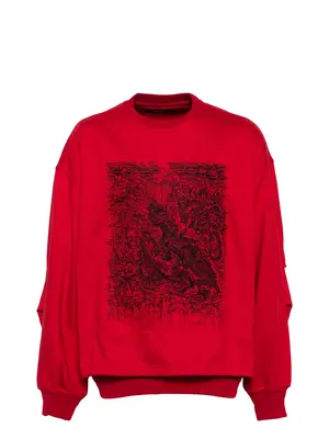 SONGZIO Night Thieves Title Sweatshirt - Red