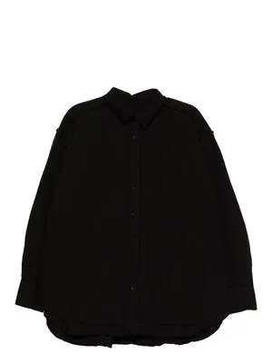 CASEY CASEY Hamnet Raw Shirt - Black