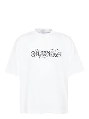 Off-White Bookish Flower Skate T-shirt - White