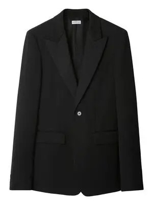 Burberry Wool Blazer - Black
