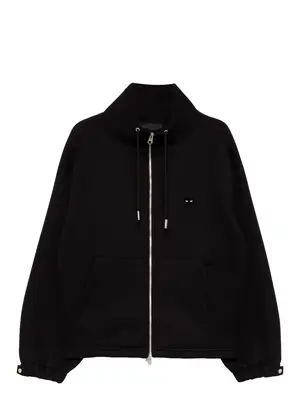 SONGZIO Panther Waffle Zip-up Jacket - Black