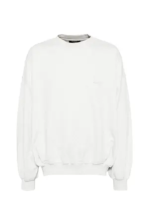 SONGZIO Ocean Painting Crewneck Sweatshirt - Grey