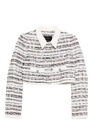 Giambattista Valli Tweed Jacket - White