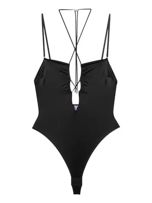 MAISON CLOSE French Kiss Bodysuit - Black