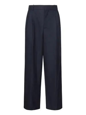 Loewe Pleat-detailing Tailored Trousers - Blue