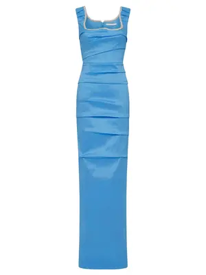 Rachel Gilbert Onyx Gown - Blue