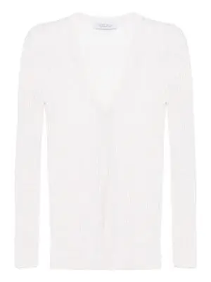 GABRIELA HEARST Emma Pointelle Knit Cardigan