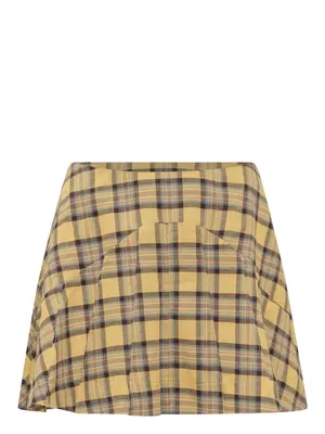 Collina Strada Sara A-line Skirt - Yellow