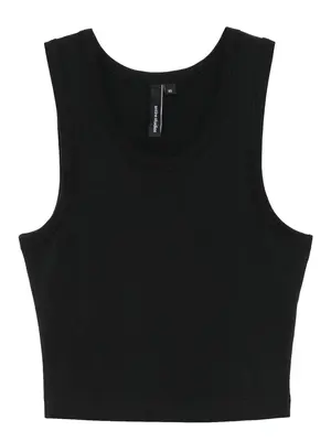 ENTIRE STUDIOS Cropped Tank Top - Black