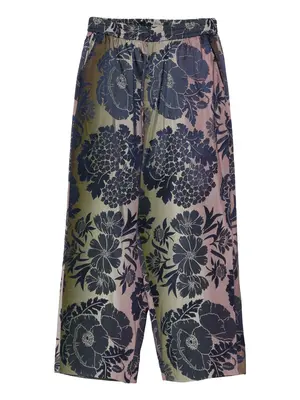Biyan Jacquard Pants - Purple