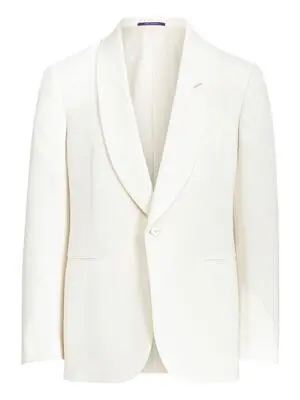 Ralph Lauren Purple Label Single-breasted Tuxedo Blazer - Neutrals