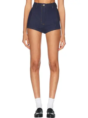 MIMCHIK Tap Denim Short - Indigo