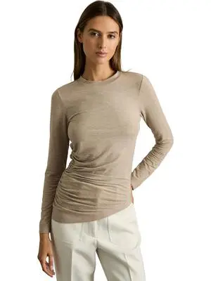 REISS Lucia Asymmetric Top - Neutral