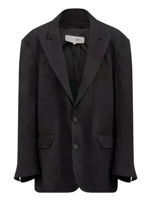 MAISON MARGIELA Single-stitch Blazer - Black