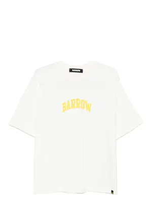 BARROW Logo-print T-shirt - White