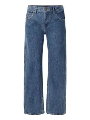 KHAITE KHAITE Kerrie Distressed Straight-Leg Jeans