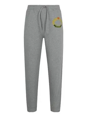 Burberry Oak Leaf Crest Joggers - Grey