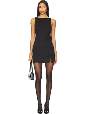 MORE TO COME Meryl Mini Dress - Black