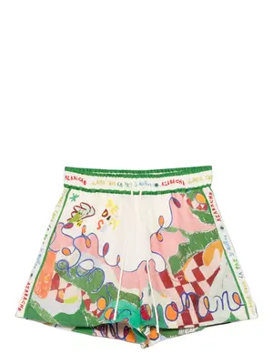 ALEMAIS ALEMAIS Nadia Thigh-Length Shorts