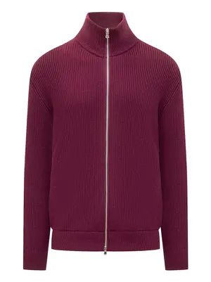 SEVEN GAUGE Zip-up Jumper - Red