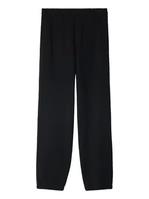 Burberry Check Label Track Pants - Black