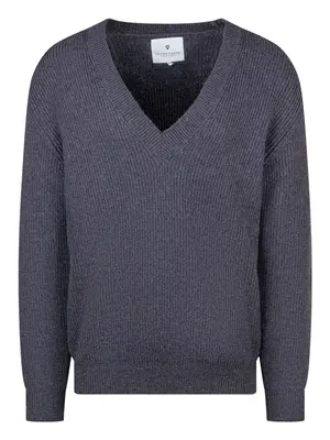 SEVEN GAUGE Knitted Jumper - Grey