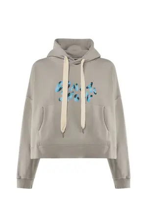 BONSAI Logo-print Hoodie - Neutrals
