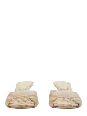 Burberry 65mm Mews Sandals Yellow