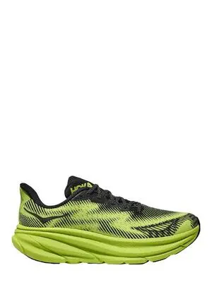 Hoka One One Clifton Goretex Tsin Athletic Sneakers - Black/lettuce