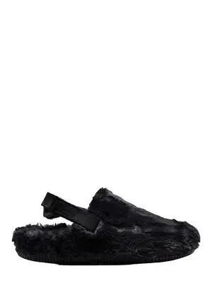 Nike Calm Mule Se Fur - Black/solar Red