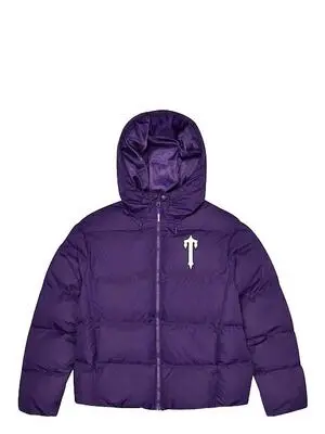 Trapstar Irongate Hooded Puffer Jacket - Purple