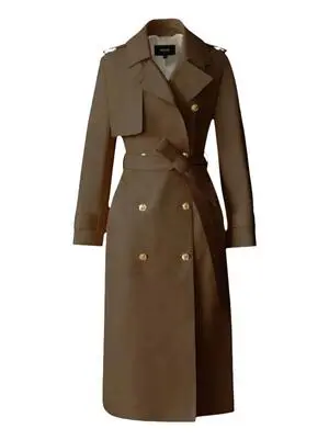 MACKAGE Gael-V Leather Trench Coat