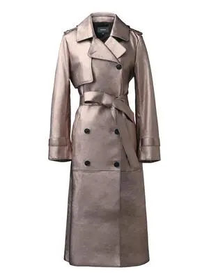 MACKAGE Gael-V Leather Trench Coat