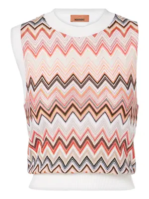 Missoni Zig Zag Vest - Neutrals