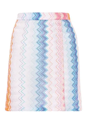 Missoni Zigzag Mini Skirt - Multicoloured