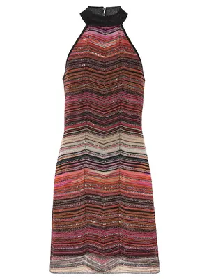 Missoni Zig Zag Metallic Mini Dress - Multicoloured