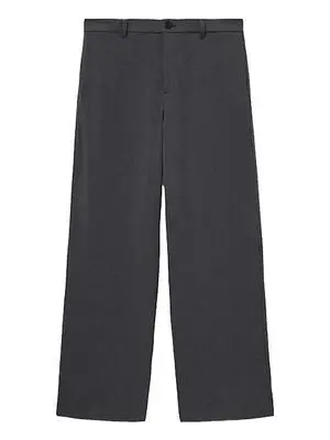 ALLSAINTS Halla Relaxed-fit Wide-leg Trousers - Charcoal Grey