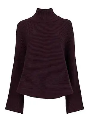 LEEM Relaxed-fit Wool-blend Jumper - Purple